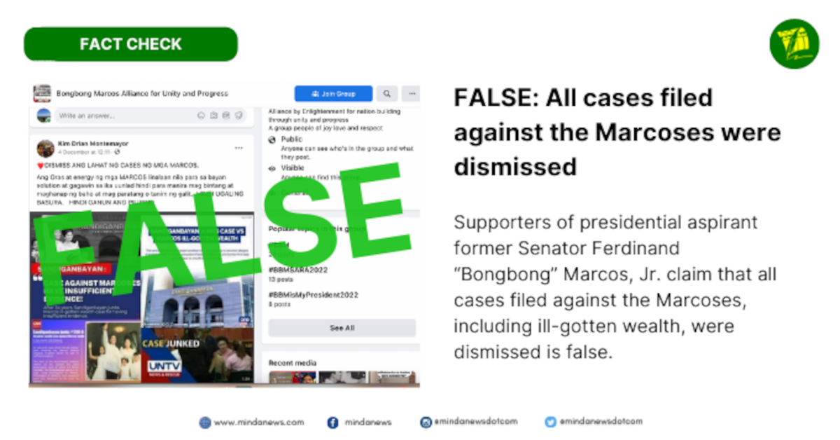 Marcoses did not win all cases filed against them