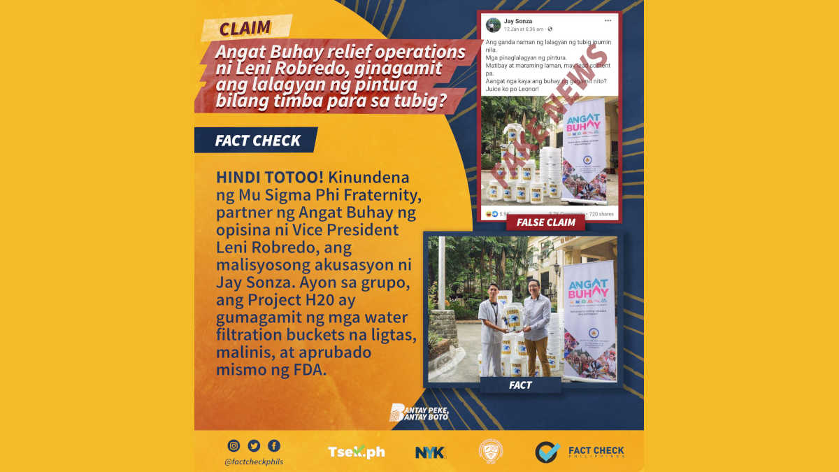 Angat Buhay relief operations ni Leni Robredo, ginagamit ang lalagyan ...