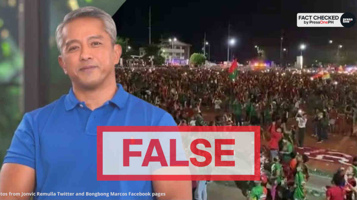 FACT-CHECK: Cavite governor claims UniTeam rally in Gen. Trias drew at ...