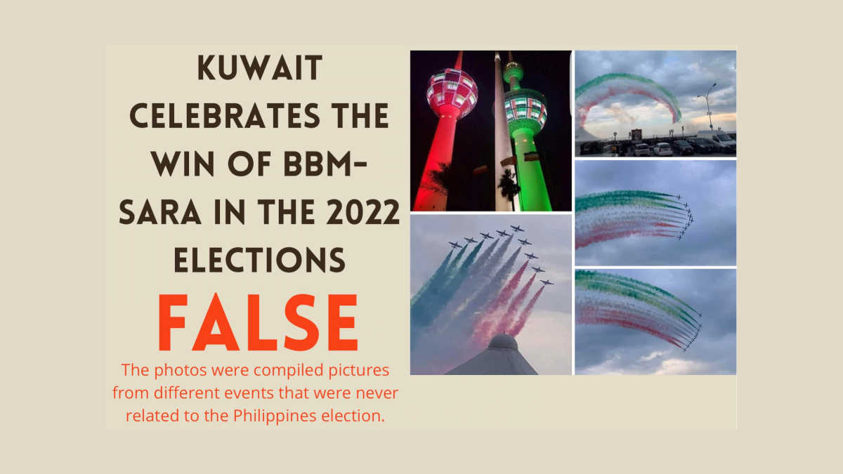 Fact Check: Kuwait celebrates the win of BBM-Sara in the 2022 Election