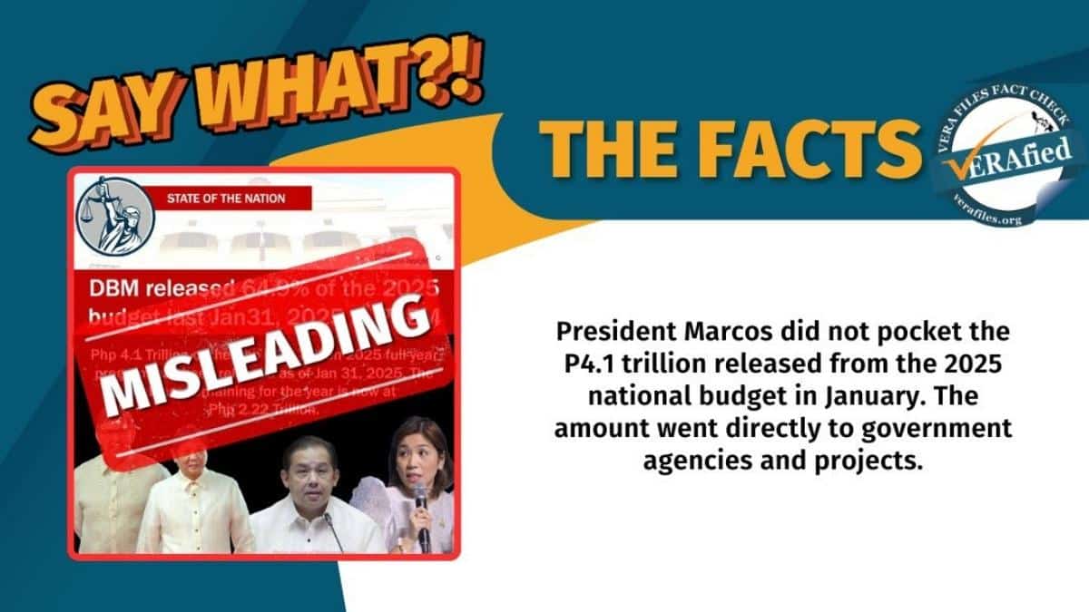 P4.1-T budget NOT released to PBBM