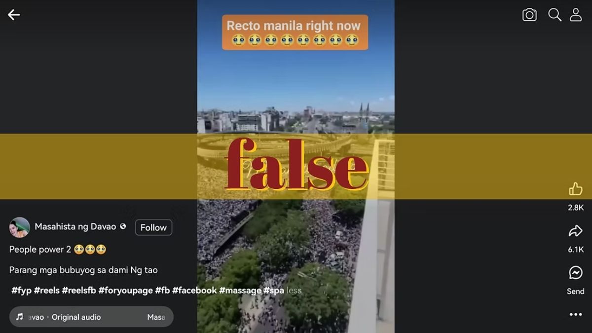 Argentina parade misrepresented as pro-Duterte rally in Manila