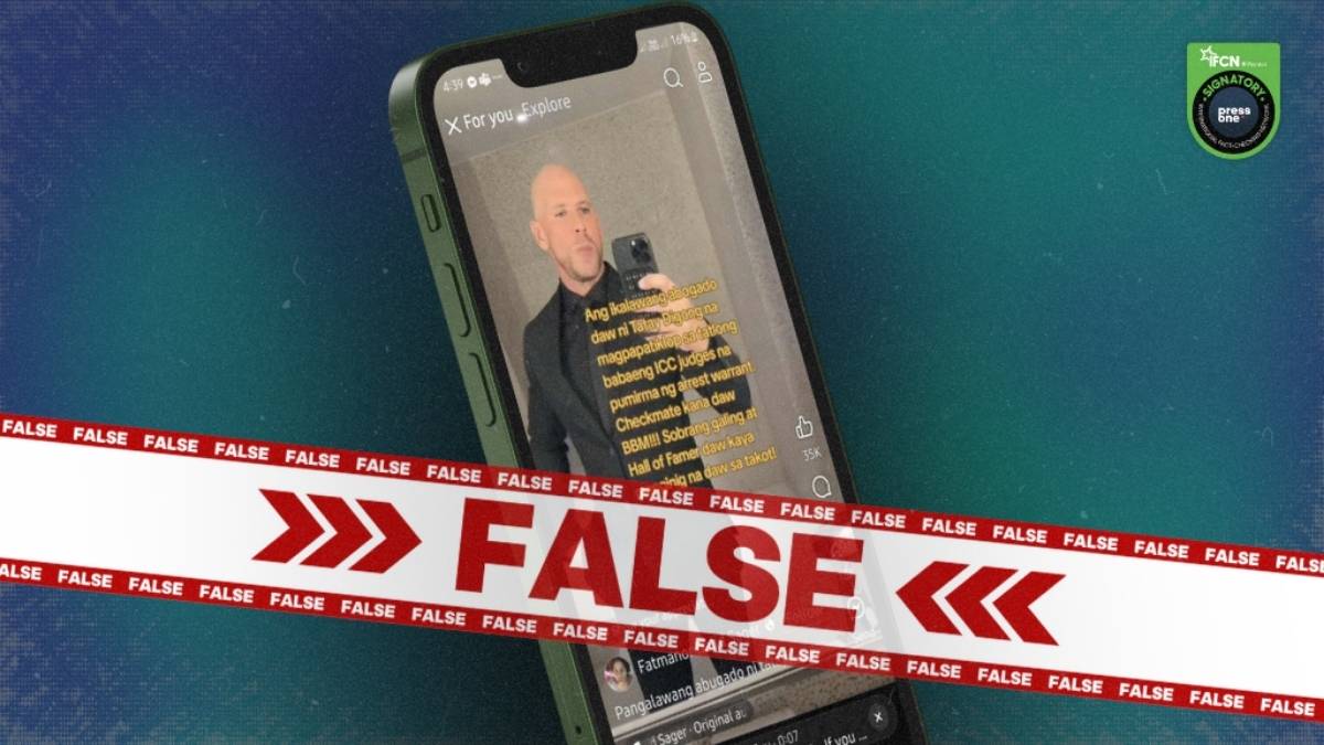 Adult star Johnny Sins did not issue statement about Duterte ICC case