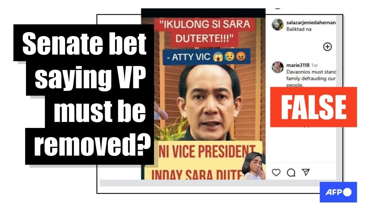 Spliced footage of Duterte-backed politician sparks turncoat claims