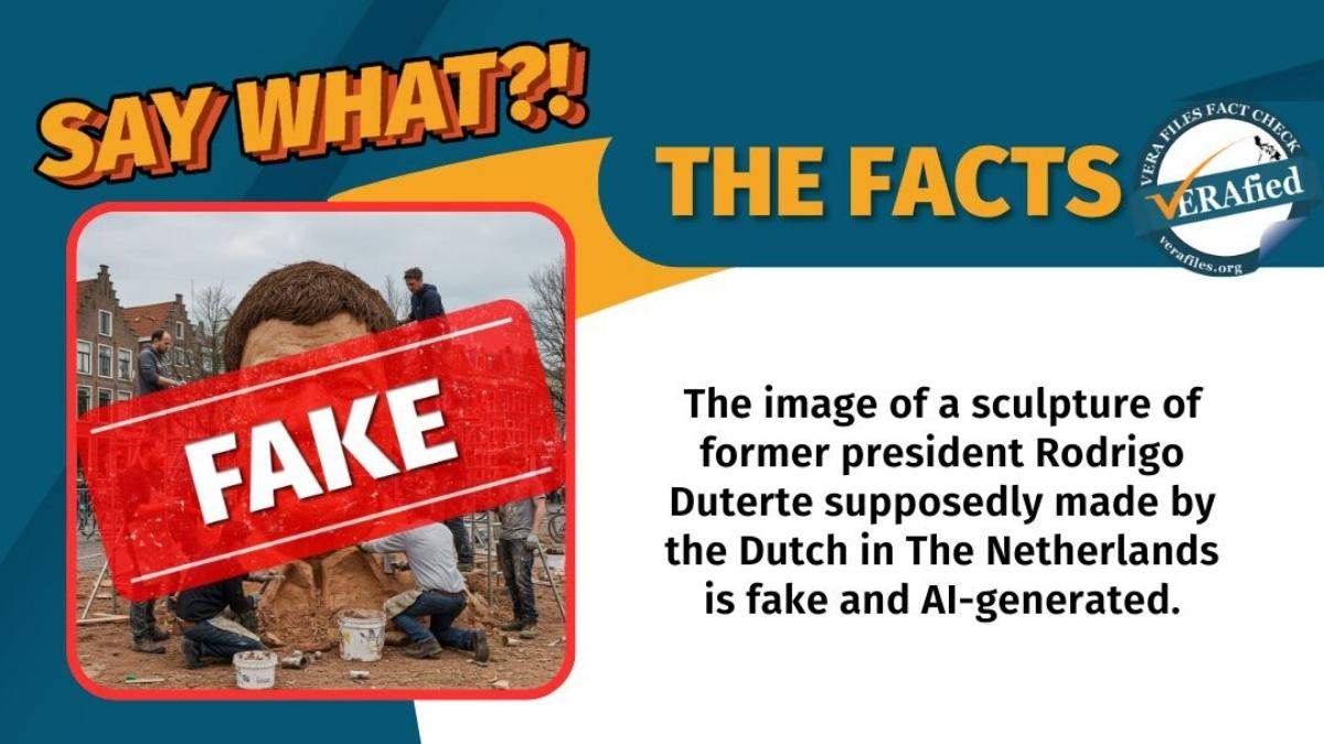 Duterte sculpture in The Netherlands is AI-generated