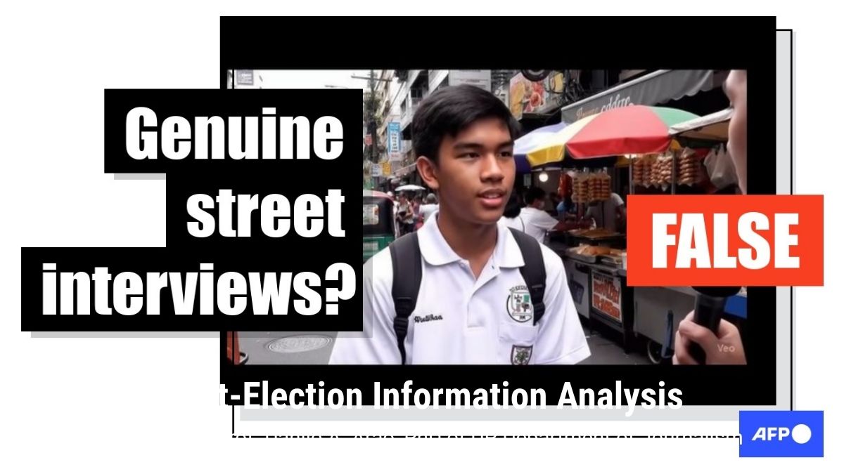 Philippine politicians share AI-generated interviews supporting VP Duterte