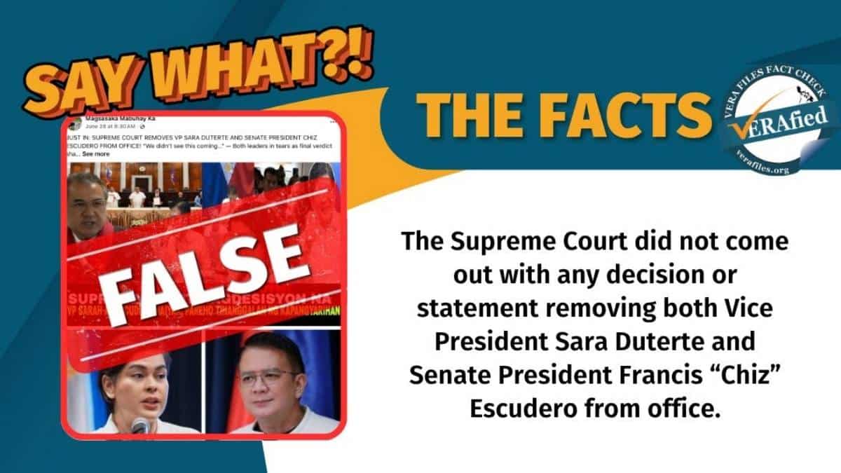 VP Sara, Chiz Escudero NOT ‘stripped of power’